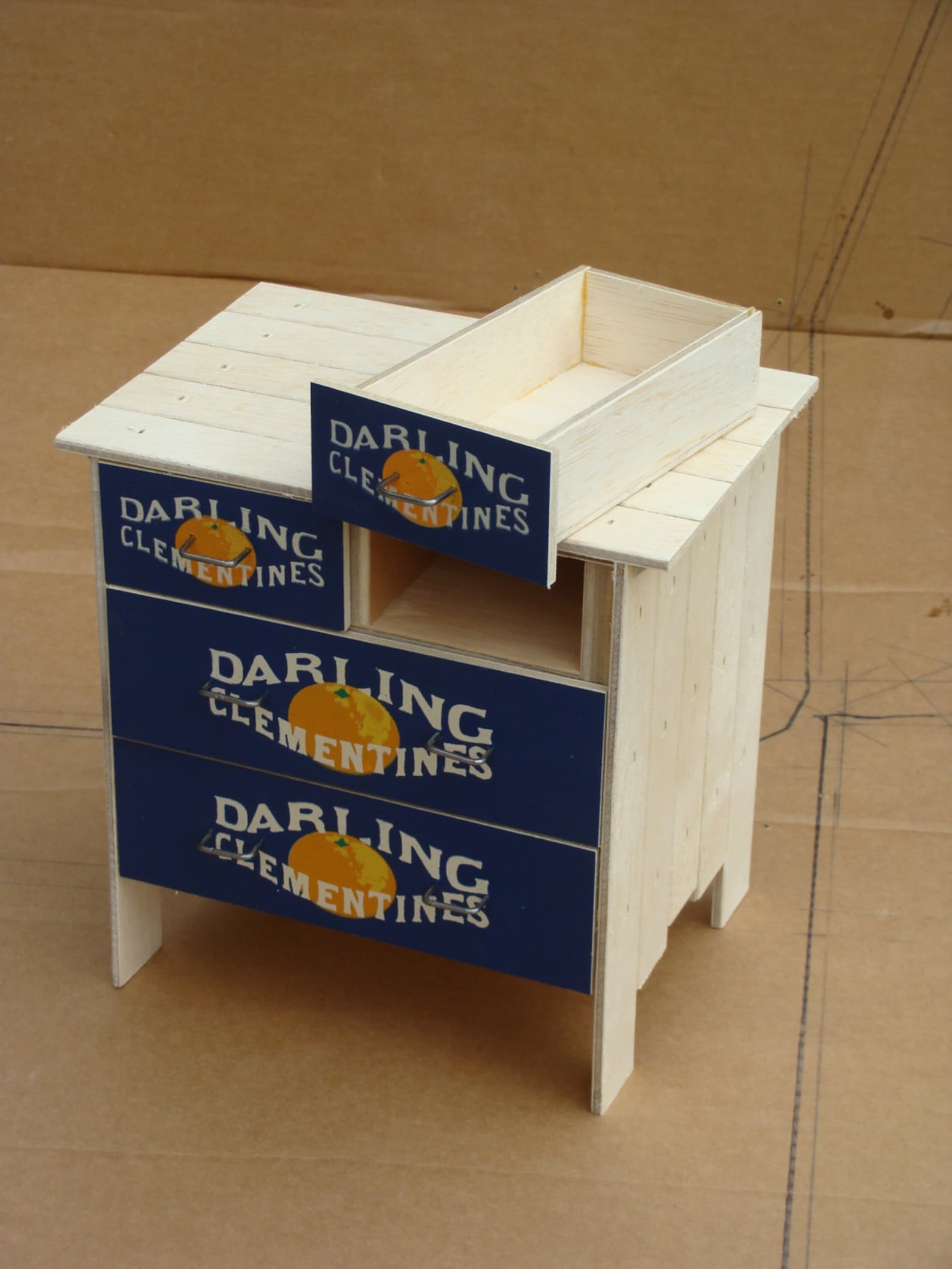 Dumpster Chic: 4 Drawer Organizer - Etsy