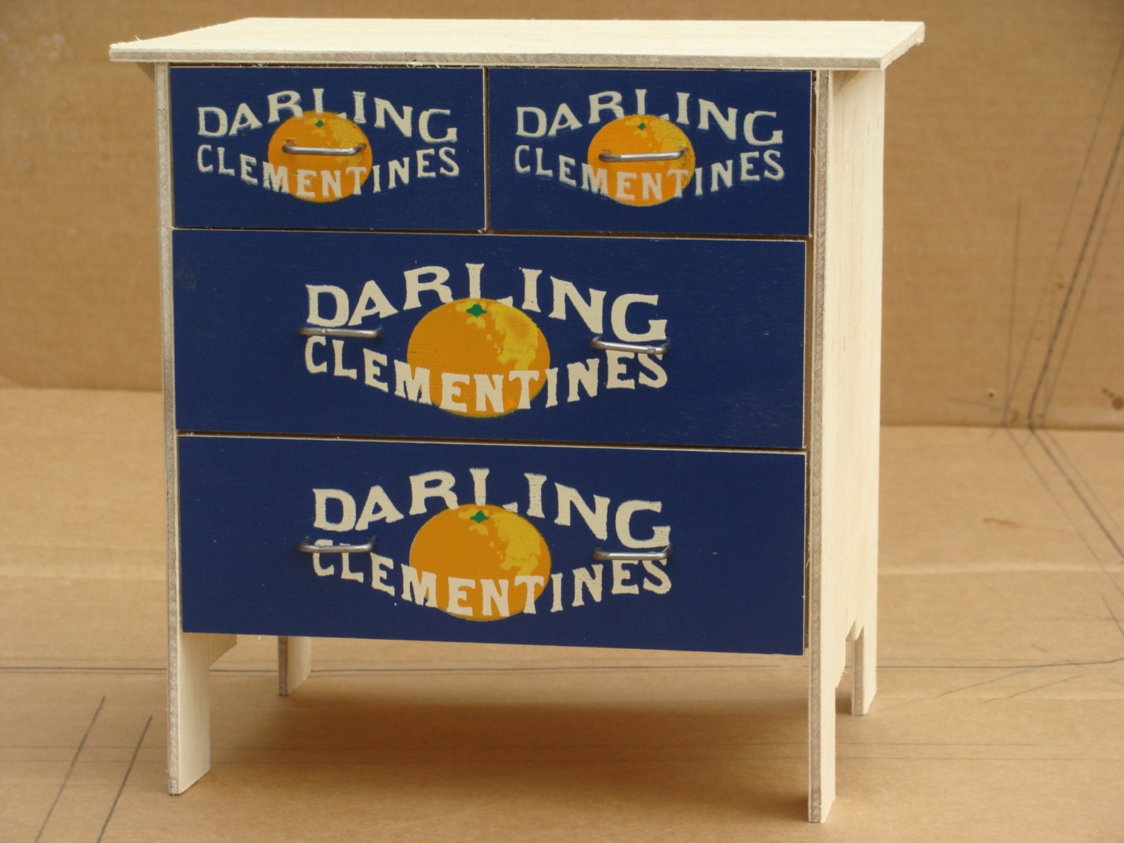 Dumpster Chic: 4 Drawer Organizer - Etsy