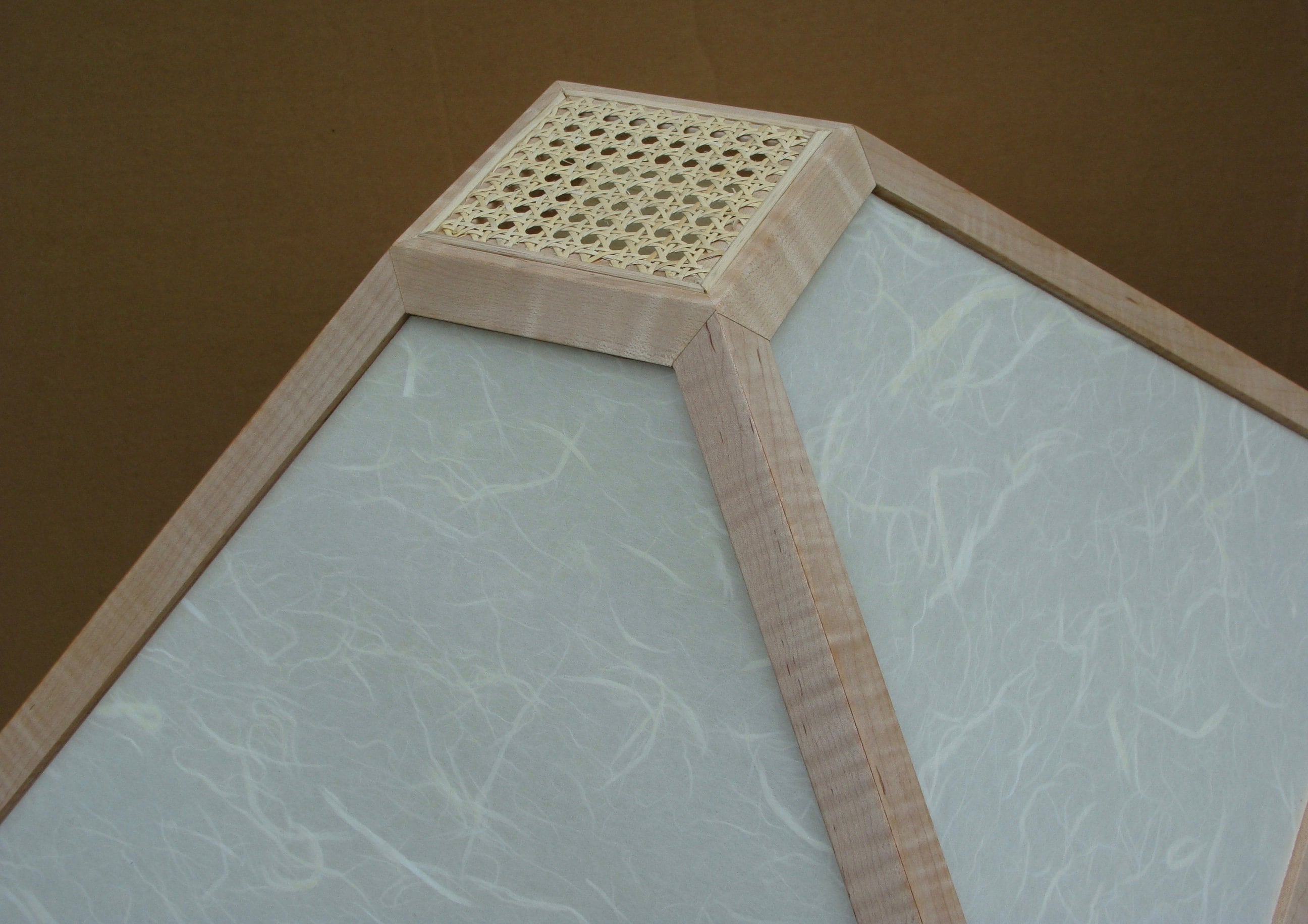 The Pyramid Lamp: Silver Maple Floor Lamp - Etsy