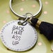 Lyrics Keychain Tassel Keychain Back That Ass up Boho Bohemian Hand ...