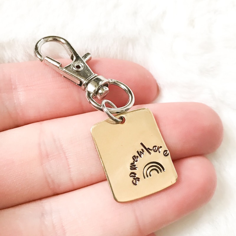 Rainbow Keychain - Etsy