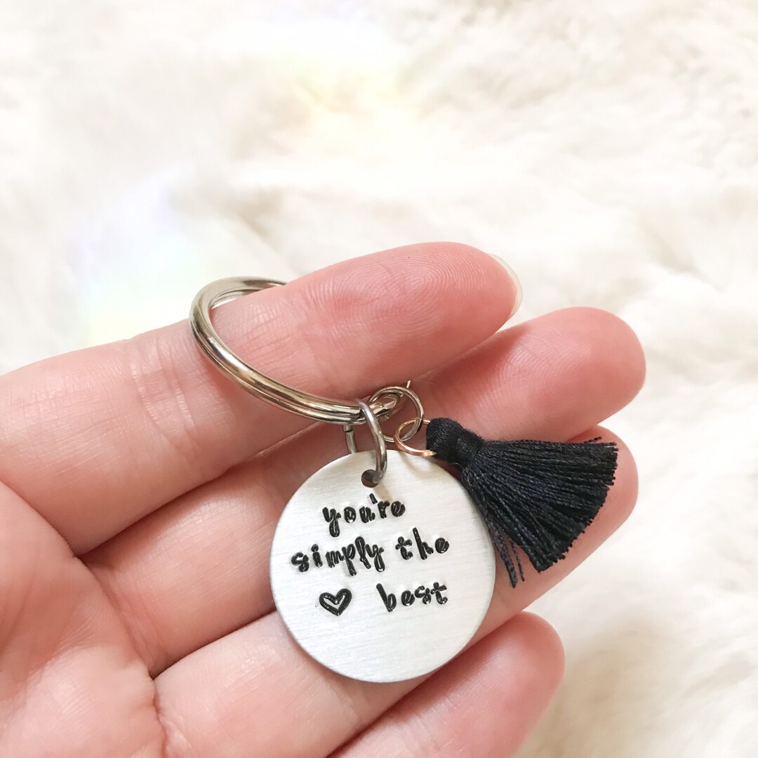 Shitts Creek Simply the Best Quote Keychain Tassel Key Ring - Etsy