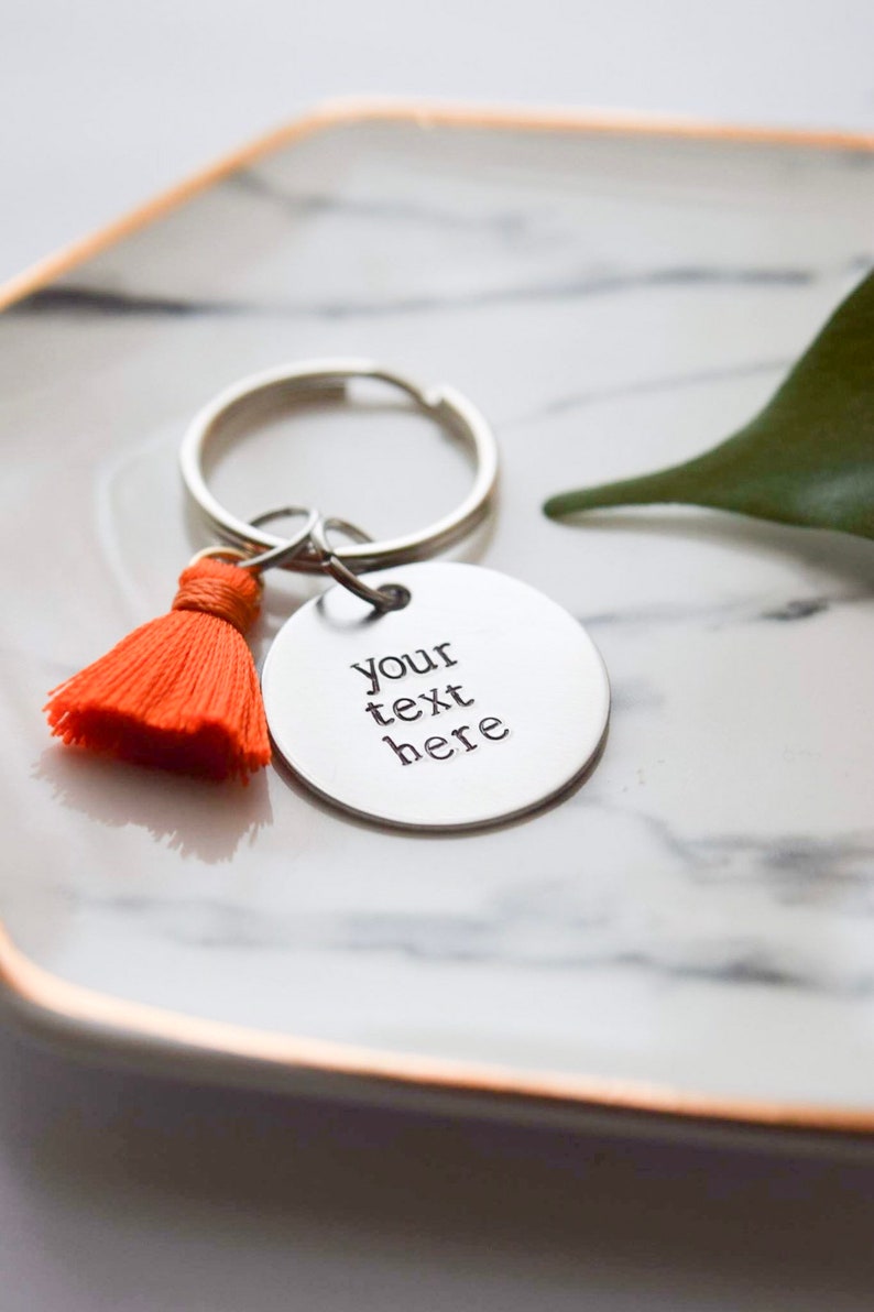 Custom keychain personalized keychain custom key ring | Etsy
