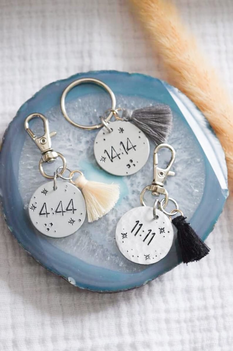 11:11 Make a Wish Key Chain Manifesting Gift Eleven Eleven - Etsy