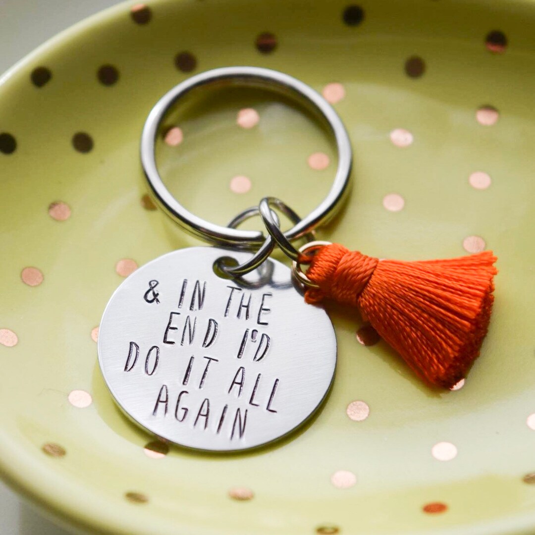Lyrics Keychain | Tassel Keychain | the Kids Arent Alright | Hand ...