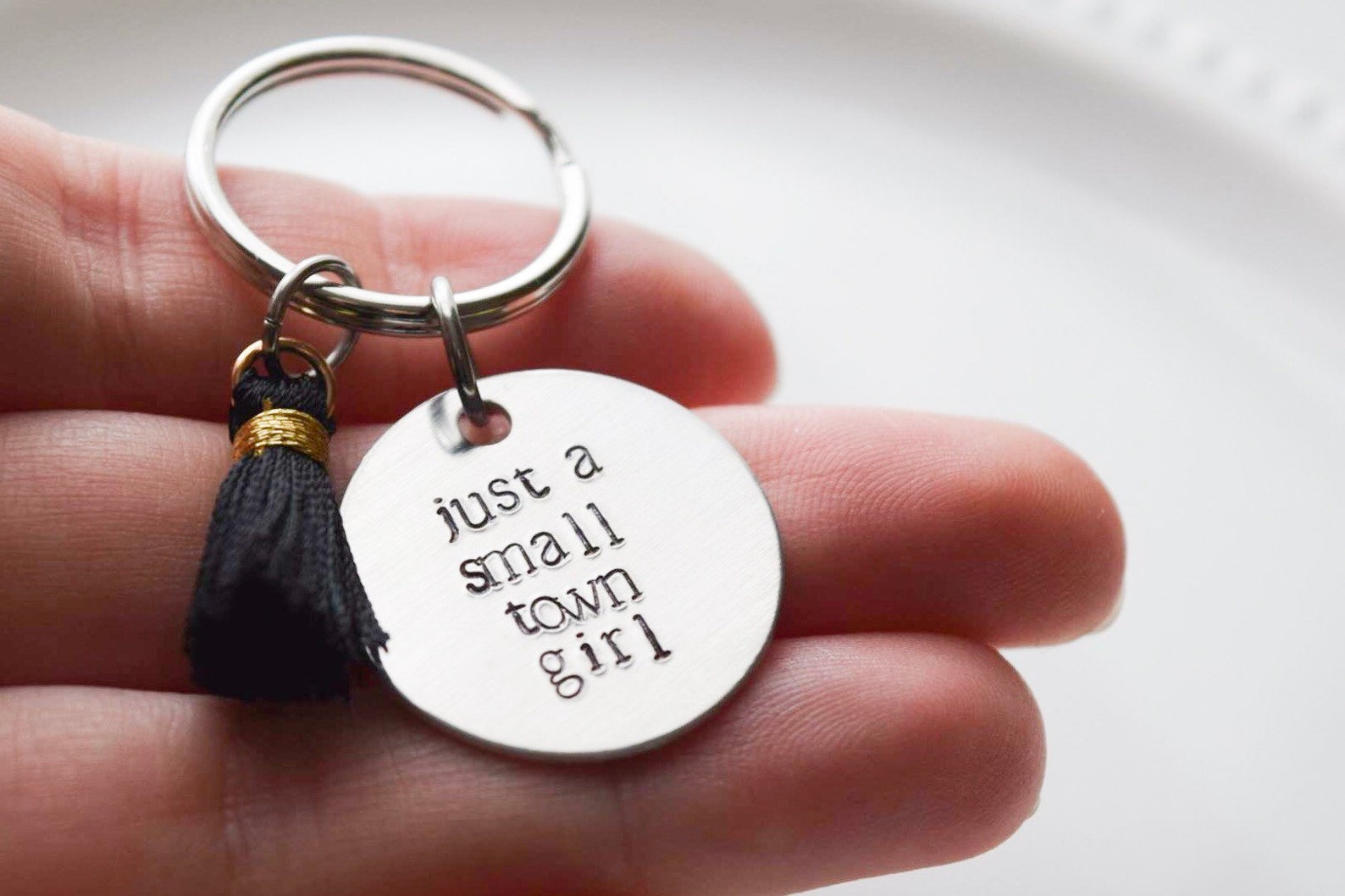 Lyrics Keychain Tassel Keychain Journey Dont Stop - Etsy