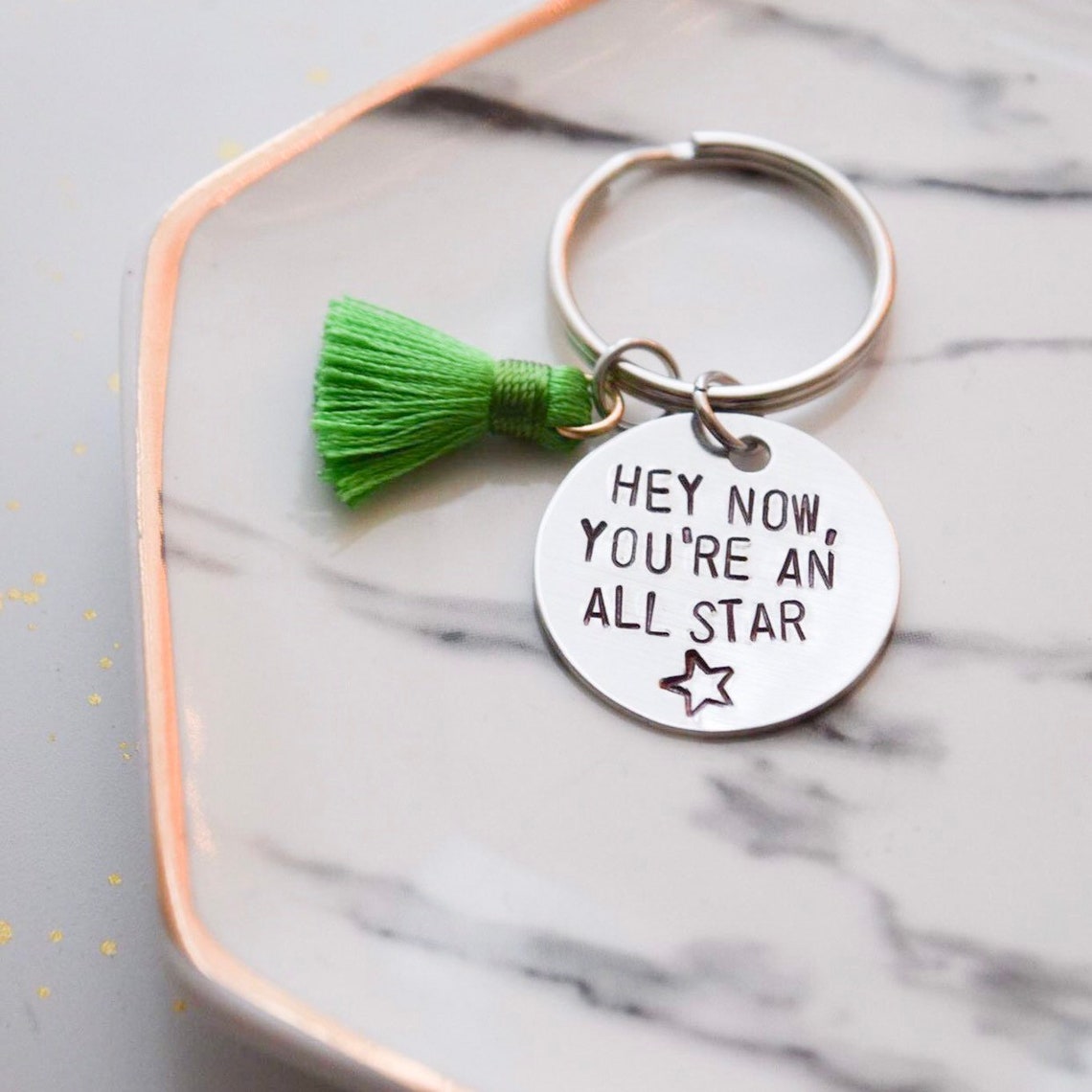 Lyrics Keychain | Tassel Keychain | Hey Now Youre an All Star | Boho ...