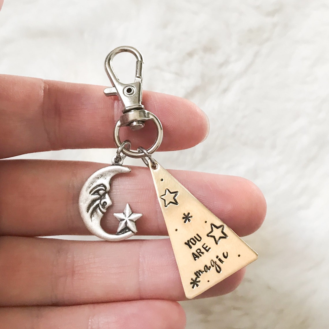 You Are Magic Keychain Personalized Keychain Custom Key | Etsy