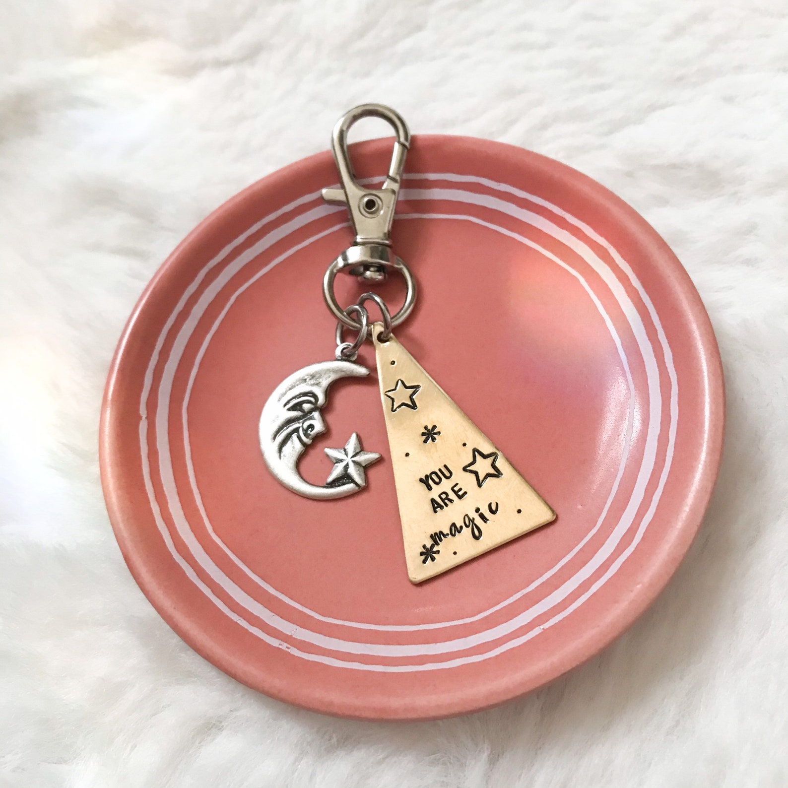 You Are Magic Keychain Personalized Keychain Custom Key Ring Backpack ...