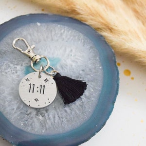 11:11 Make a Wish Key Chain | Manifesting Gift | Eleven Eleven | Custom ...