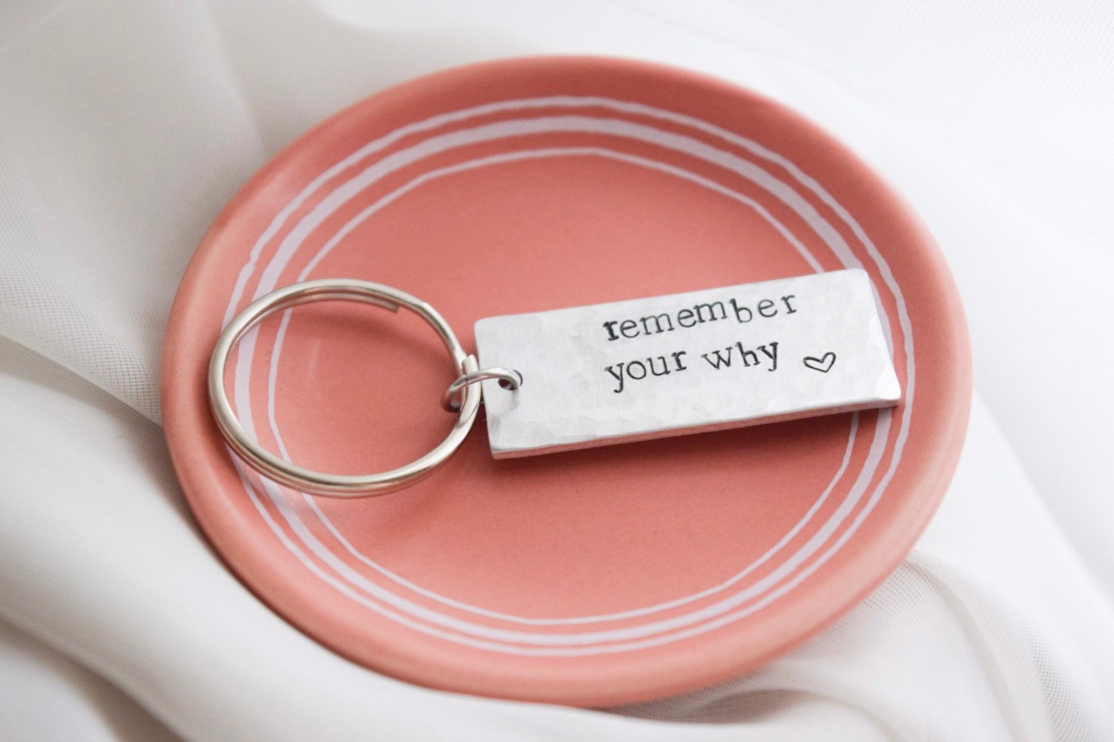 Remember Your Why Keychain Custom Key Ring Inspirational - Etsy