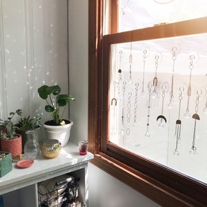 Rainbow Sun Catcher Prism Window Decoration Window Cling Prism Sun ...