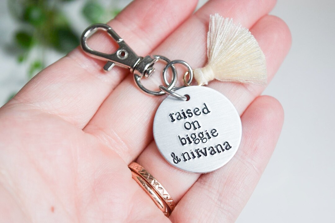 Halsey Keychain Lyrics Keychain Tassel Keychain Raised on Biggie and ...