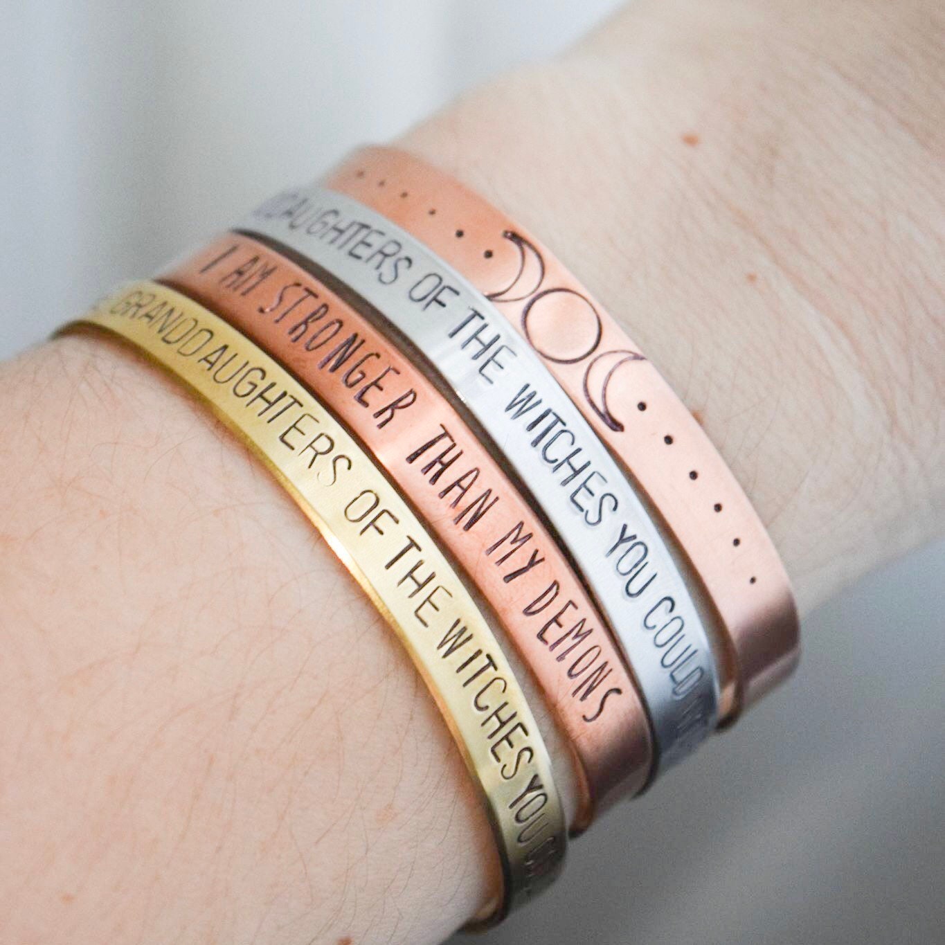 Personalized Cuff Bracelet Cuff Bracelet Personalized | Etsy