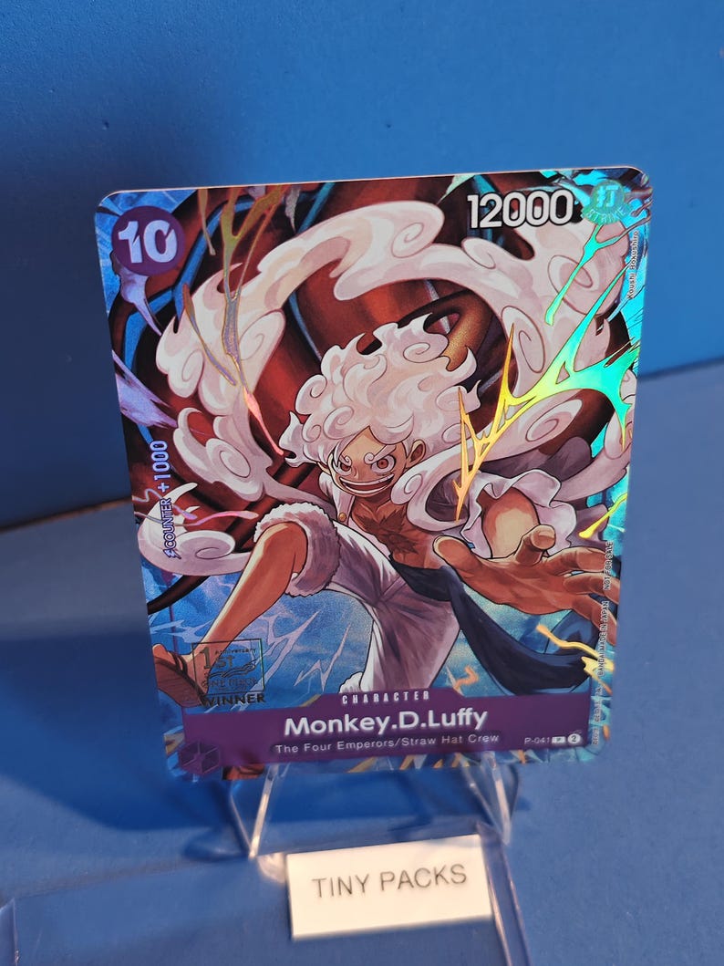 Monkey D Luffy P-041 | One Piece Handmade Card - Etsy Australia