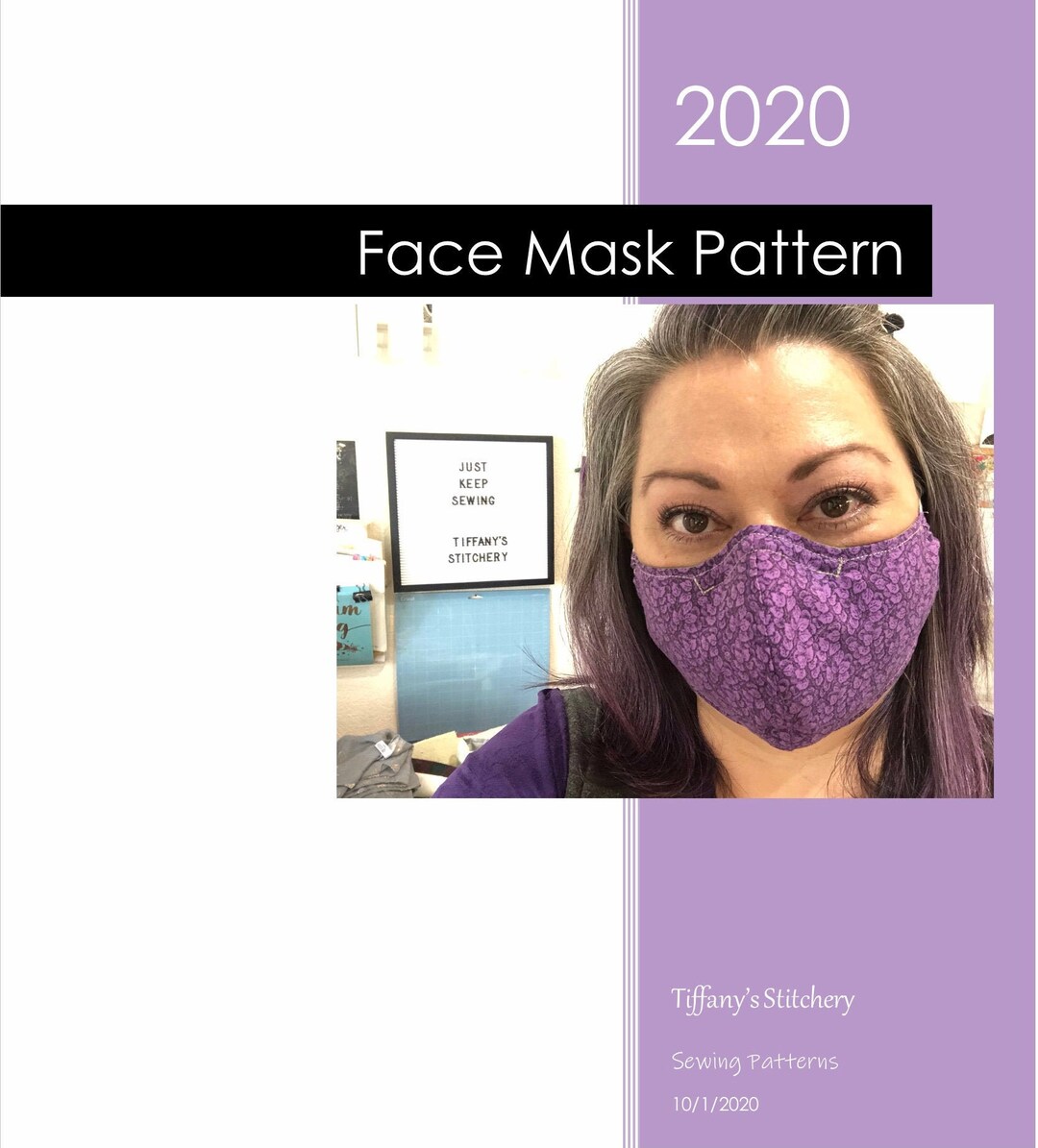 Face Mask Sewing Pattern - Etsy