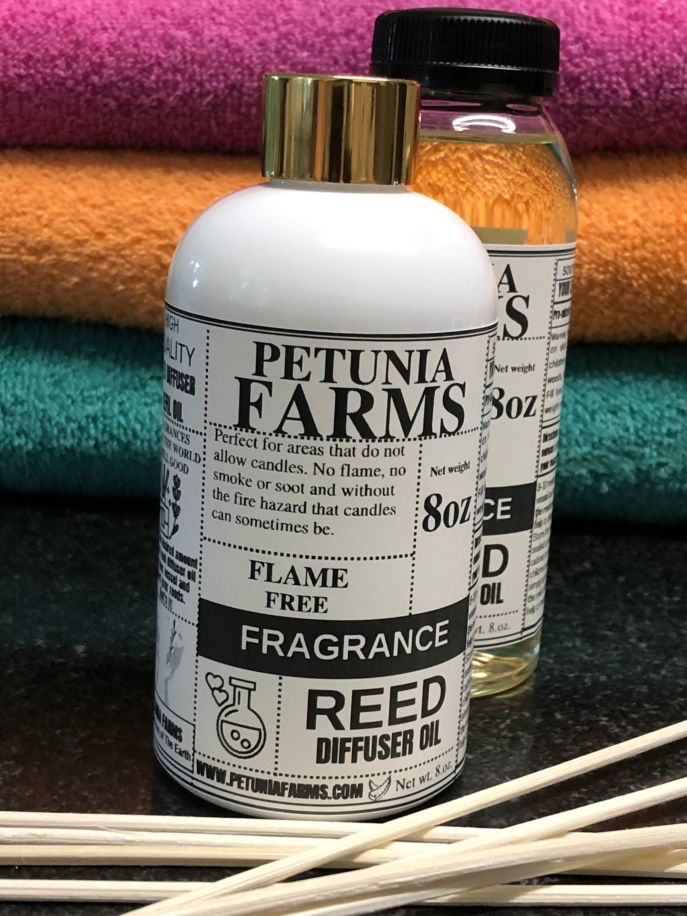 Reed Diffuser Set - 8 Oz - Reed Diffuser Oil Refill Fragrance Set * YOU ...