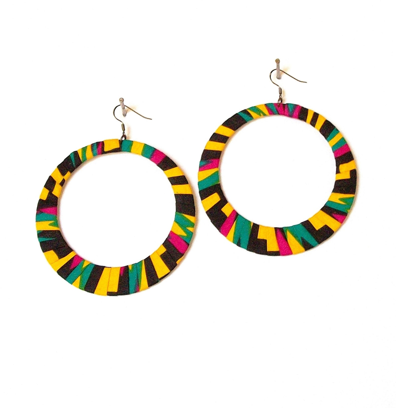 Button Fab Traditional African Kente Print Fabric Buttons - Etsy