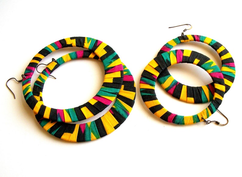 Button Fab Traditional African Kente Print Fabric Buttons | Etsy