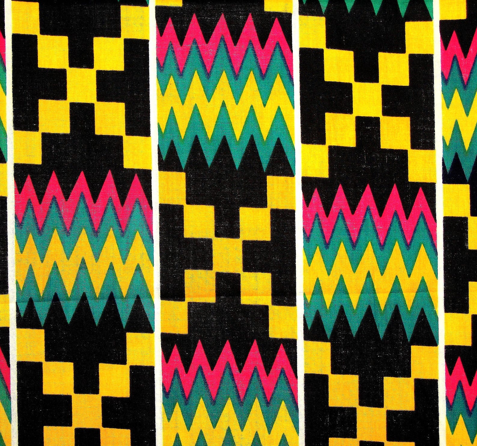 Button Fab - Traditional African Kente Print Fabric Buttons (wrapped ...