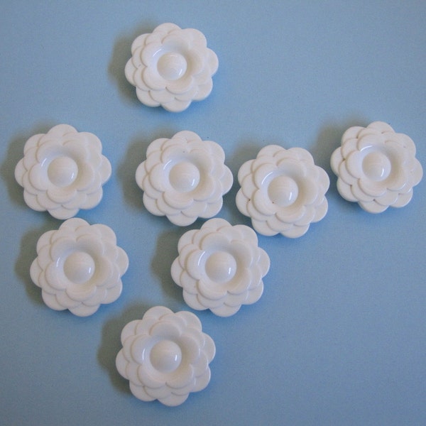 Large Floral Buttons - Etsy