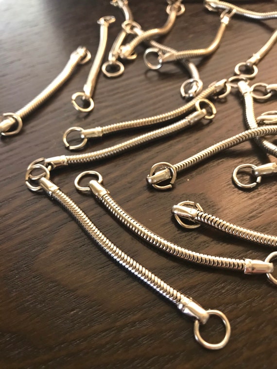 Findings Vintage Snake Chain Pieces Connectors Chain Findings // Chain ...