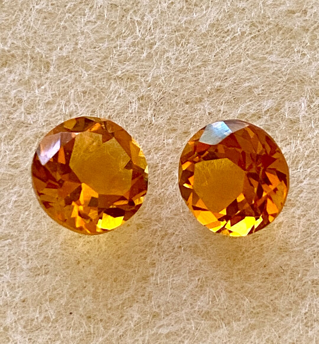 2.72Ct. Natural Citrine Round Cut Lot of 2 par BySupply - Etsy France