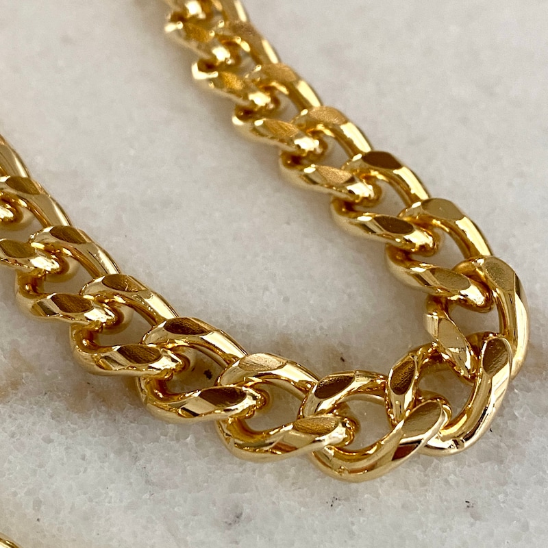 Chunky Gold Chain - Etsy