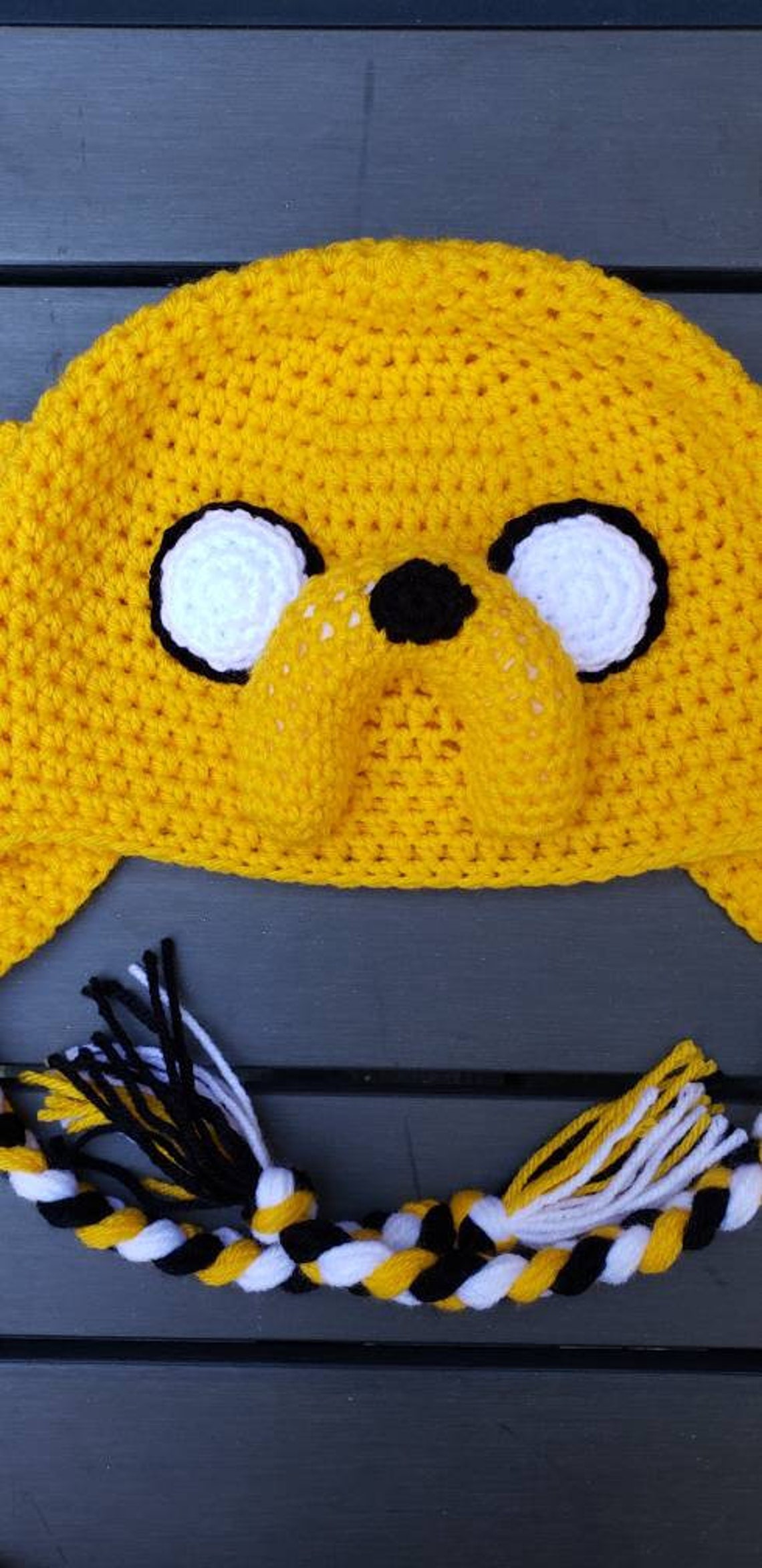 Jake the Dog Inspired Hat From Adventure Time (newborn-adult) - Etsy