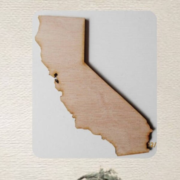 Wood California Cut Out - Etsy