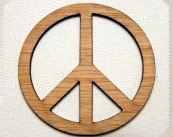Peace Sign Laser Cut Out Unfinished Wood Shap Craft Supply SGN1 - Etsy
