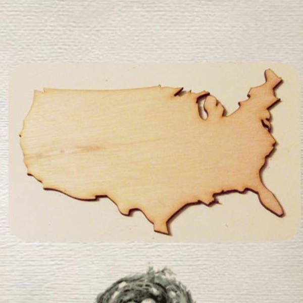 Wood States Cut Out - Etsy