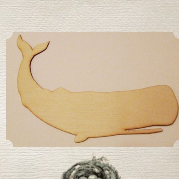 Whale Cut Out - Etsy