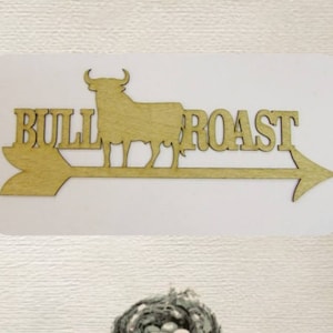 Bull Roast/ Pig Roast/ Party / Arrow / Customizable Event Signs/ Arrows ...