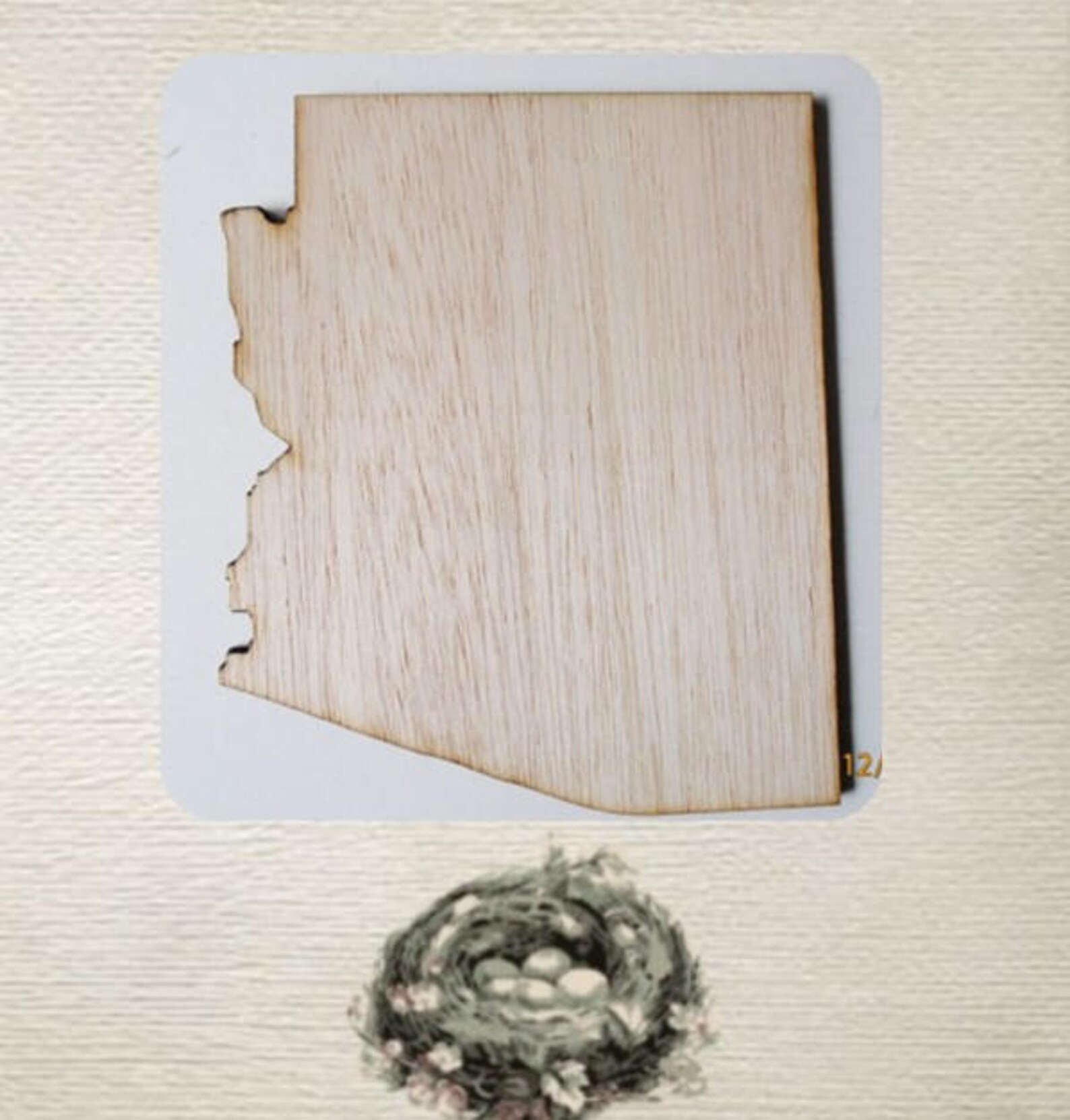 Arizona State large Wood Cut Out Laser Cut - Etsy