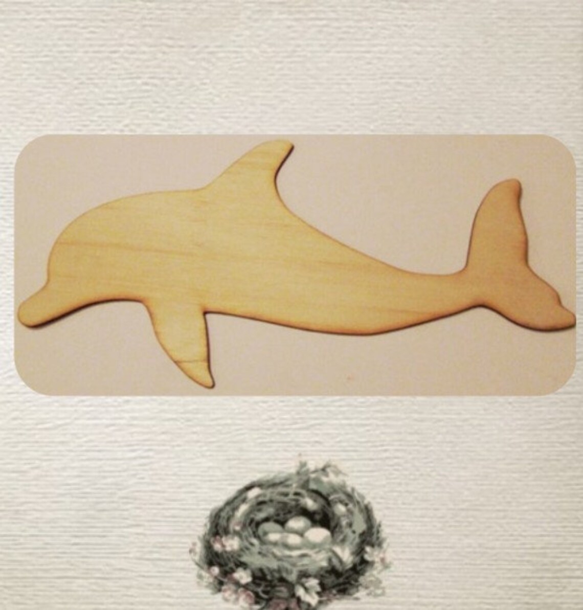 Dolphin large Wood Cut Out Laser Cut - Etsy
