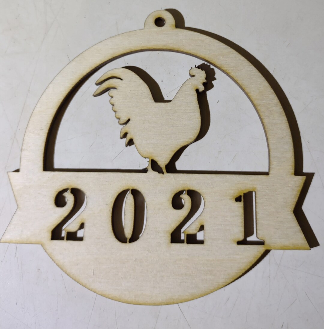 Personalized Rooster Ornament - Etsy