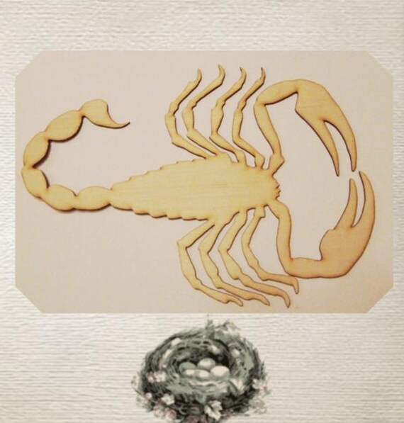 Scorpion Wood Cut Out Laser Cut | Etsy
