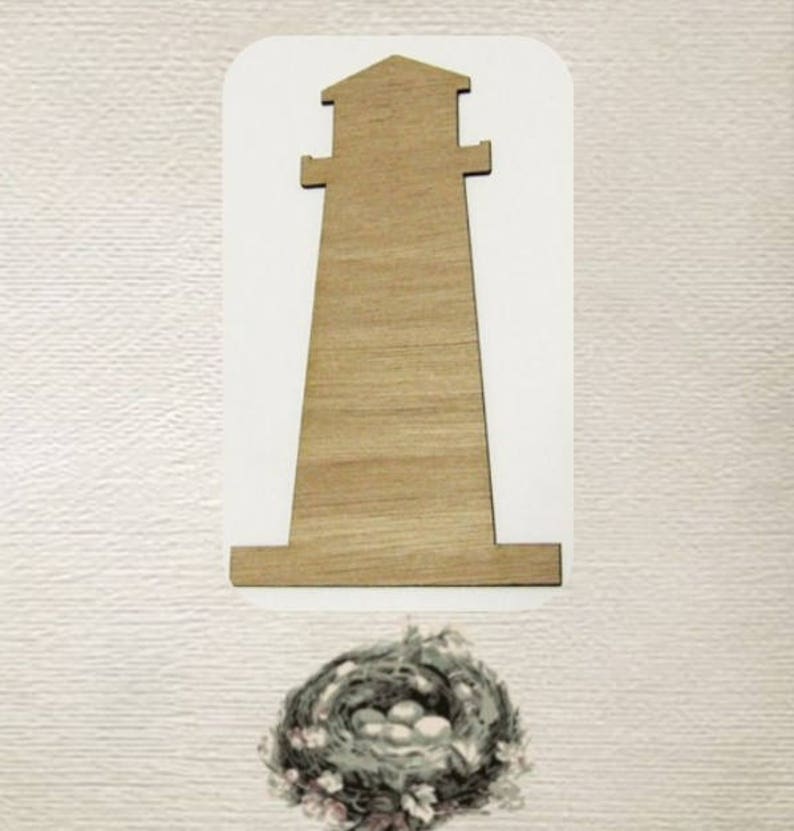 Lighthouse small Wood Cut Out Laser Cut - Etsy