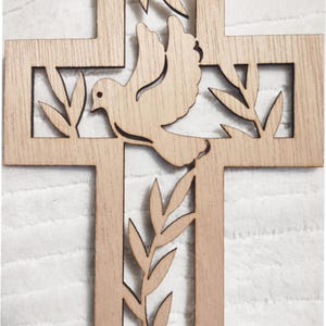 Large Cross Wood Cut Out - Etsy
