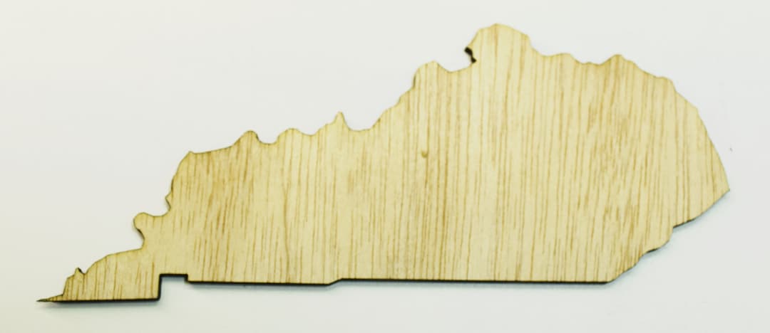 Kentucky State (large) Wood Cut Out - Laser Cut - Etsy
