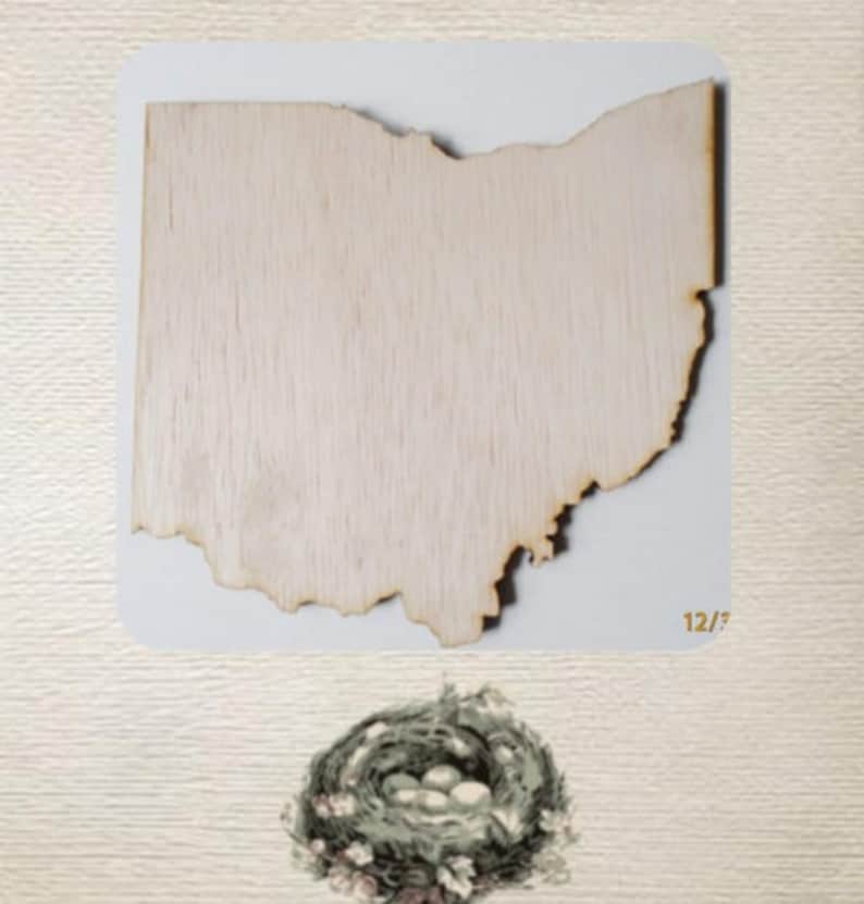 Ohio State large Wood Cut Out Laser Cut | Etsy