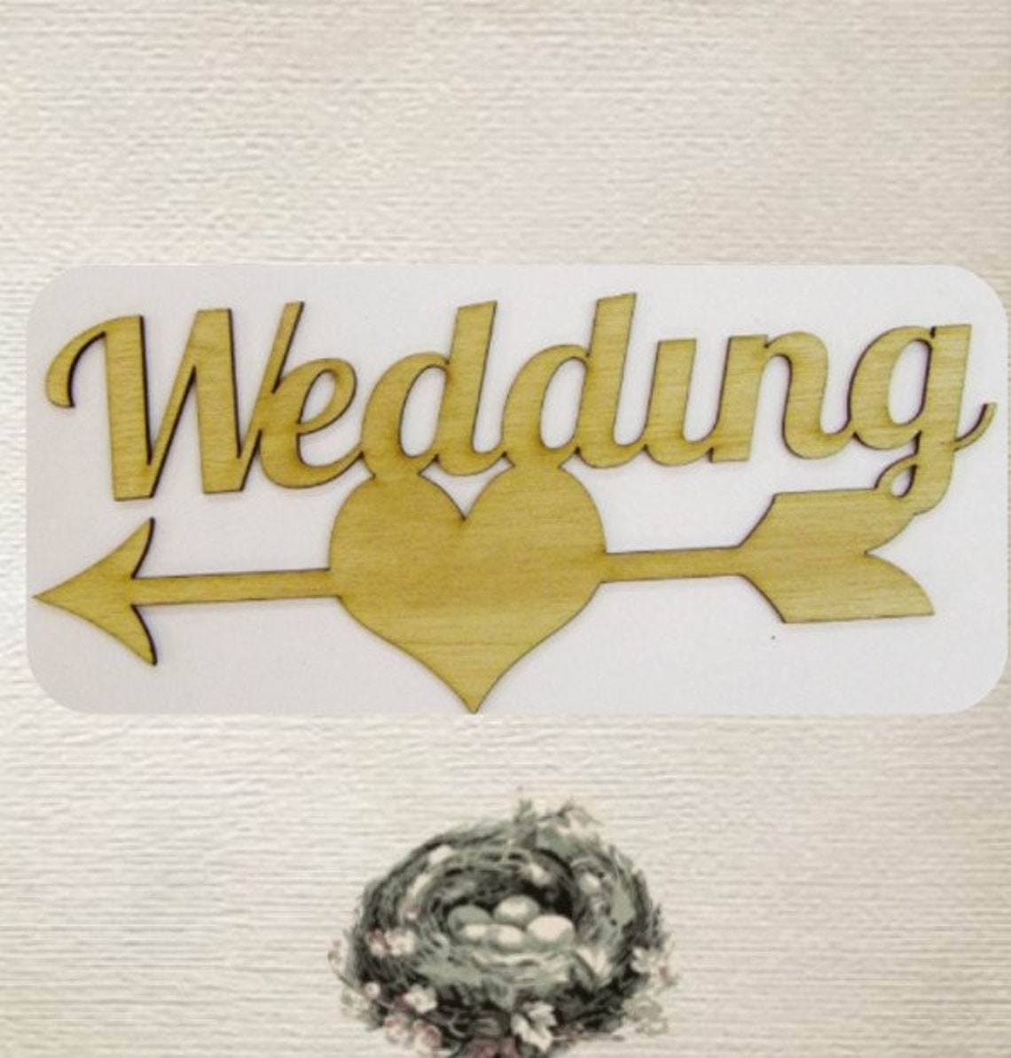 Wedding Arrow / Customizable Event Signs/ Arrows / Laser Cut Wood - Etsy
