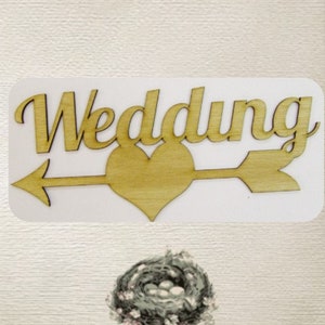 Wedding Arrow / Customizable Event Signs/ Arrows / Laser Cut Wood - Etsy