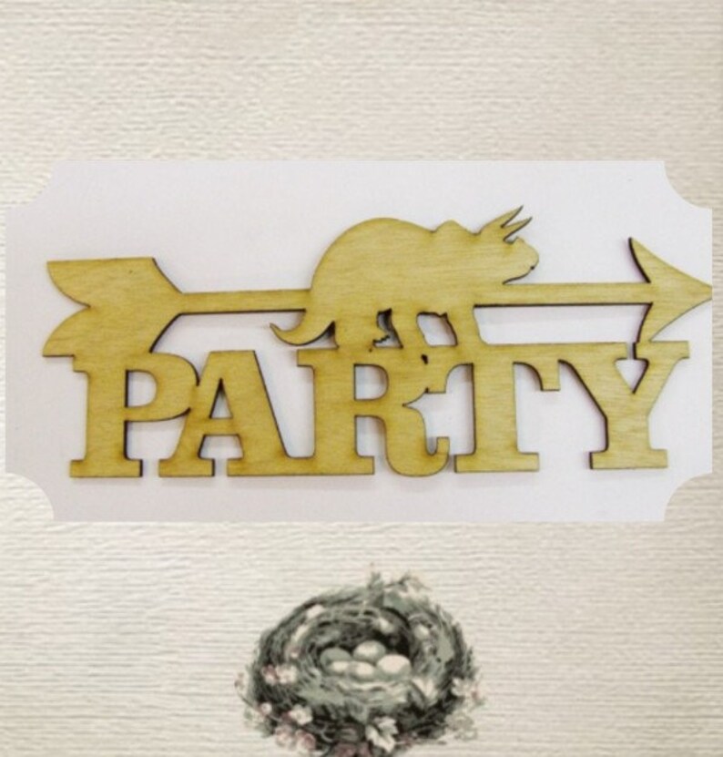 Party Arrow / Customizable Event Signs/ Arrows / Laser Cut Wood - Etsy