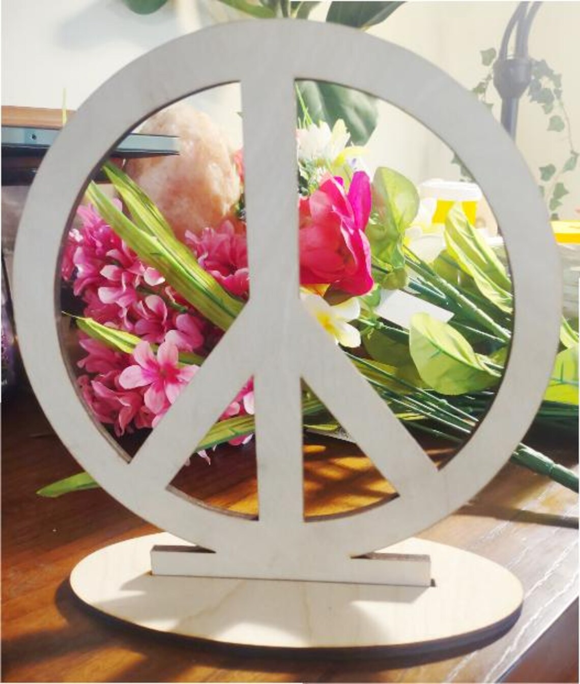 Peace Sign Table Stand / Centerpiece / Great for Party Decor /outdoor ...