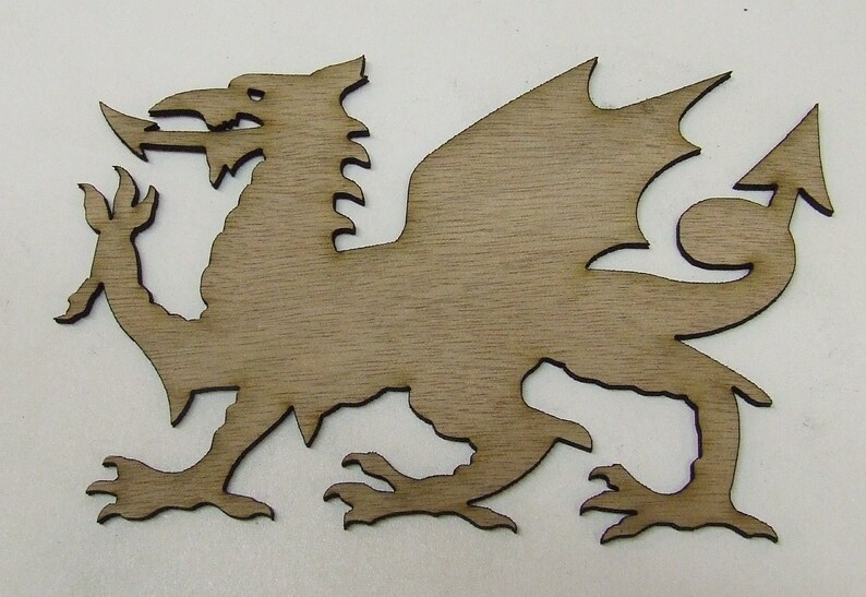 Dragon Wood Cut Out - Laser Cut - Etsy
