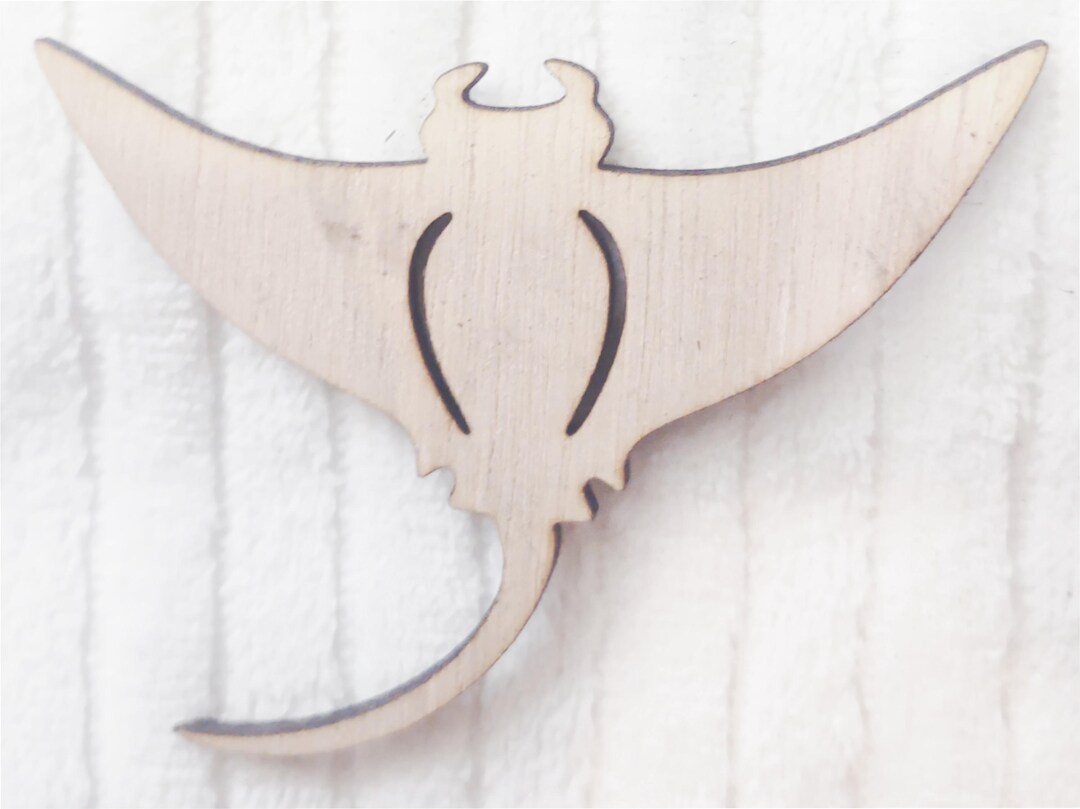 Manta Ray / Nautical (large ) Wood Cut Out - Laser Cut - Etsy