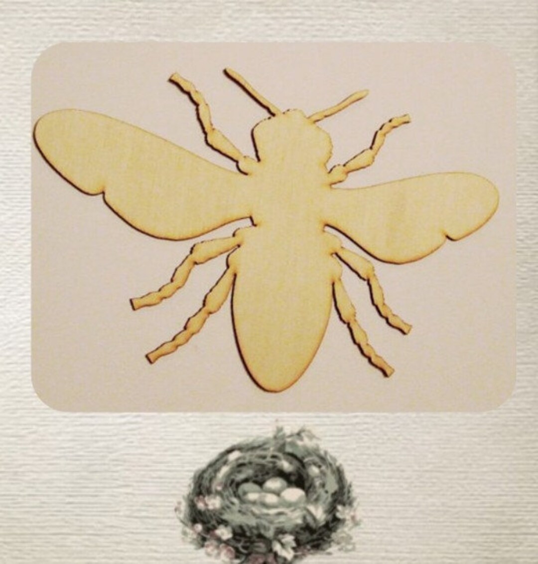 Bumble Bee - (large ) Wood Cut Out - Laser Cut - Etsy