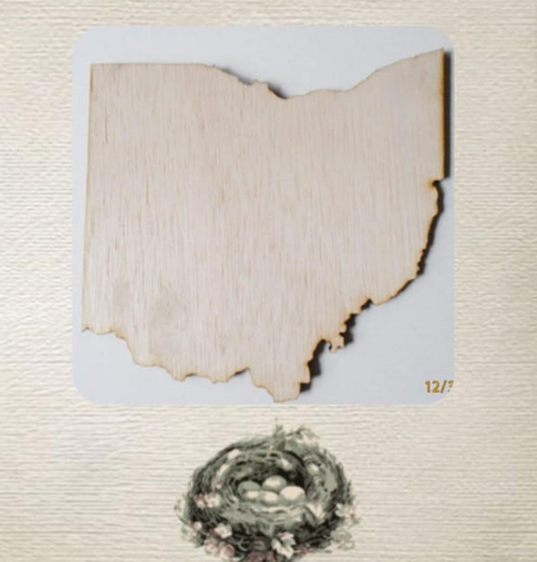 Ohio State (medium) Wood Cut Out - Laser Cut - Etsy